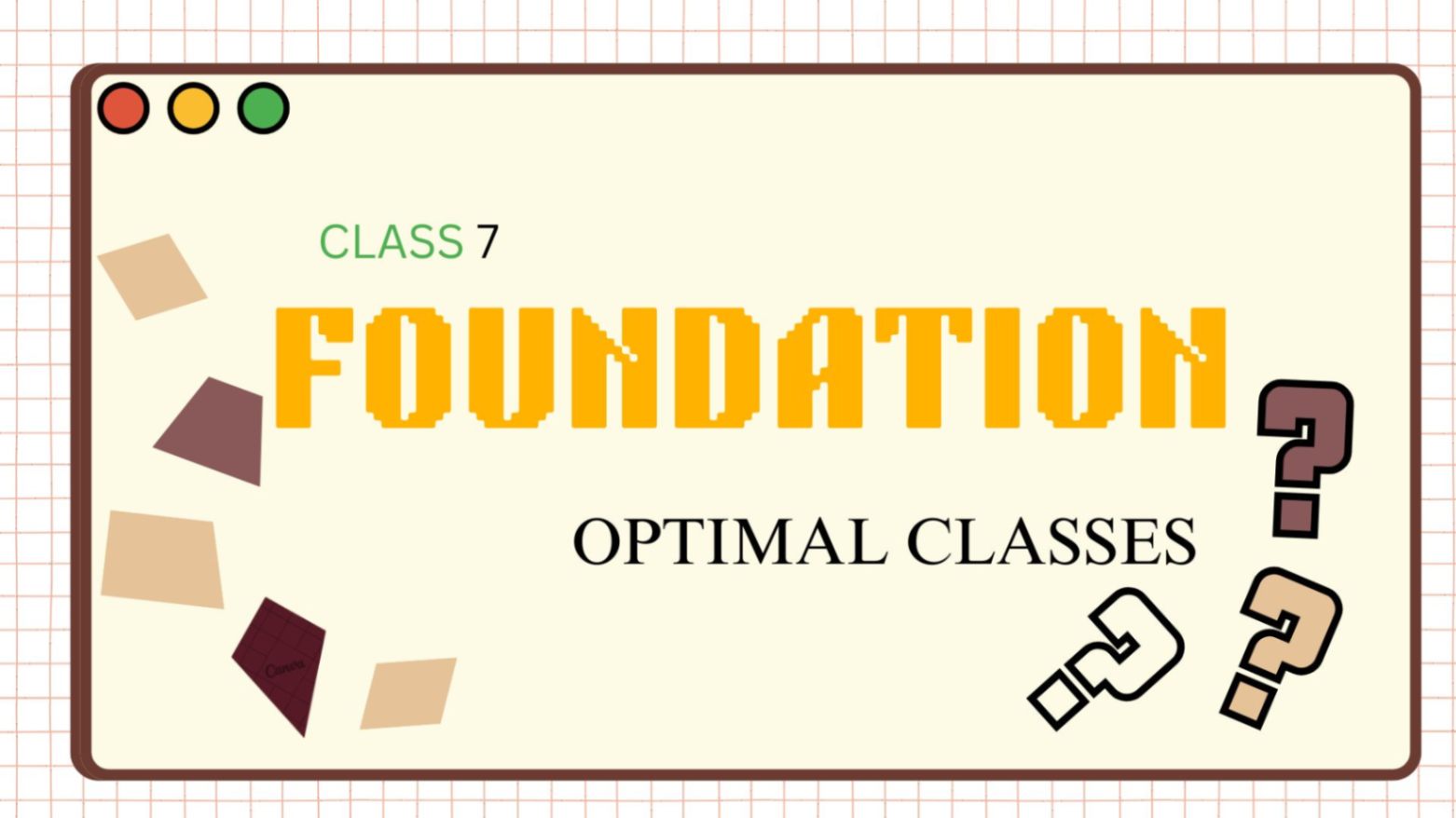 Optimal Classes